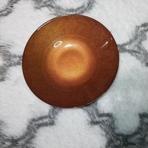 Starbucks | Dining | Starbucks Plate Orange Chrome Color | Poshmark